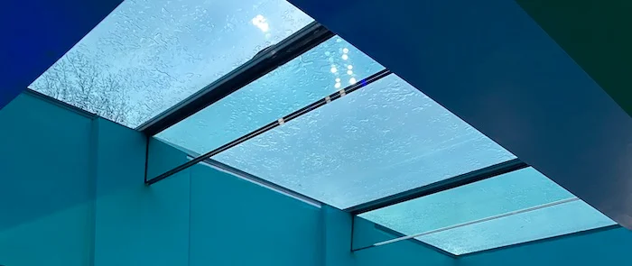 Glass beams | Walk on glass floors, Walk on roofllights, drive on glass ...