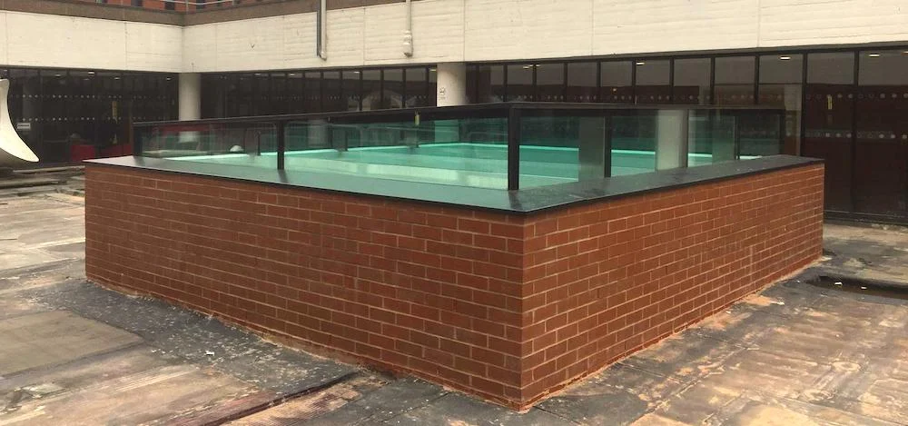 Manchester glass box rooflight structure | Walk on glass floors, Walk ...